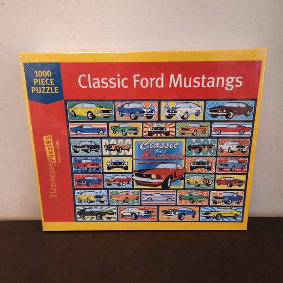 Hennessey Puzzles | Toys | Hennessey Puzzles Classic Ford Mustangs 00 ...